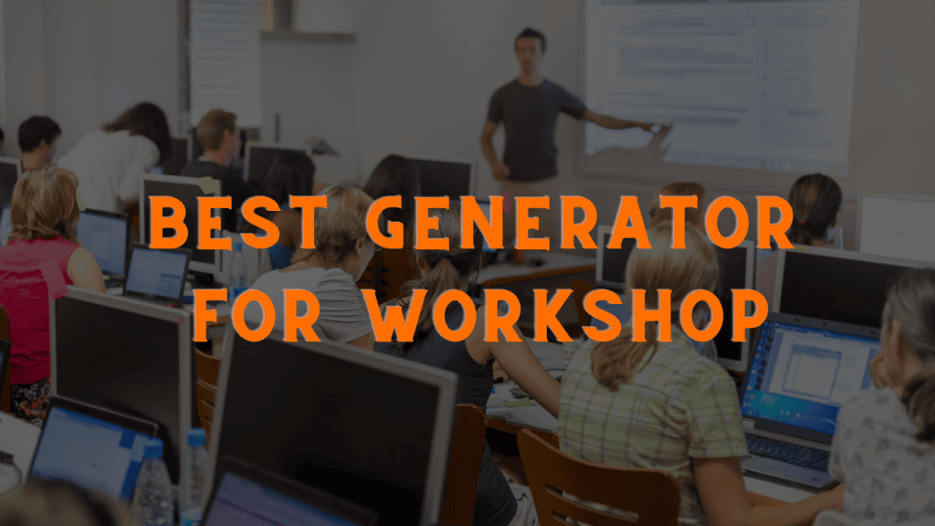 Best Generator for Workshop: Top Picks for Reliable Power Supply ...